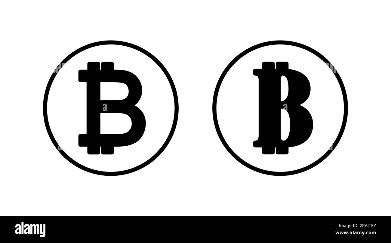 Bitcoin icon vector. payment symbol. Cryptocurrency logo Stock Vector ...