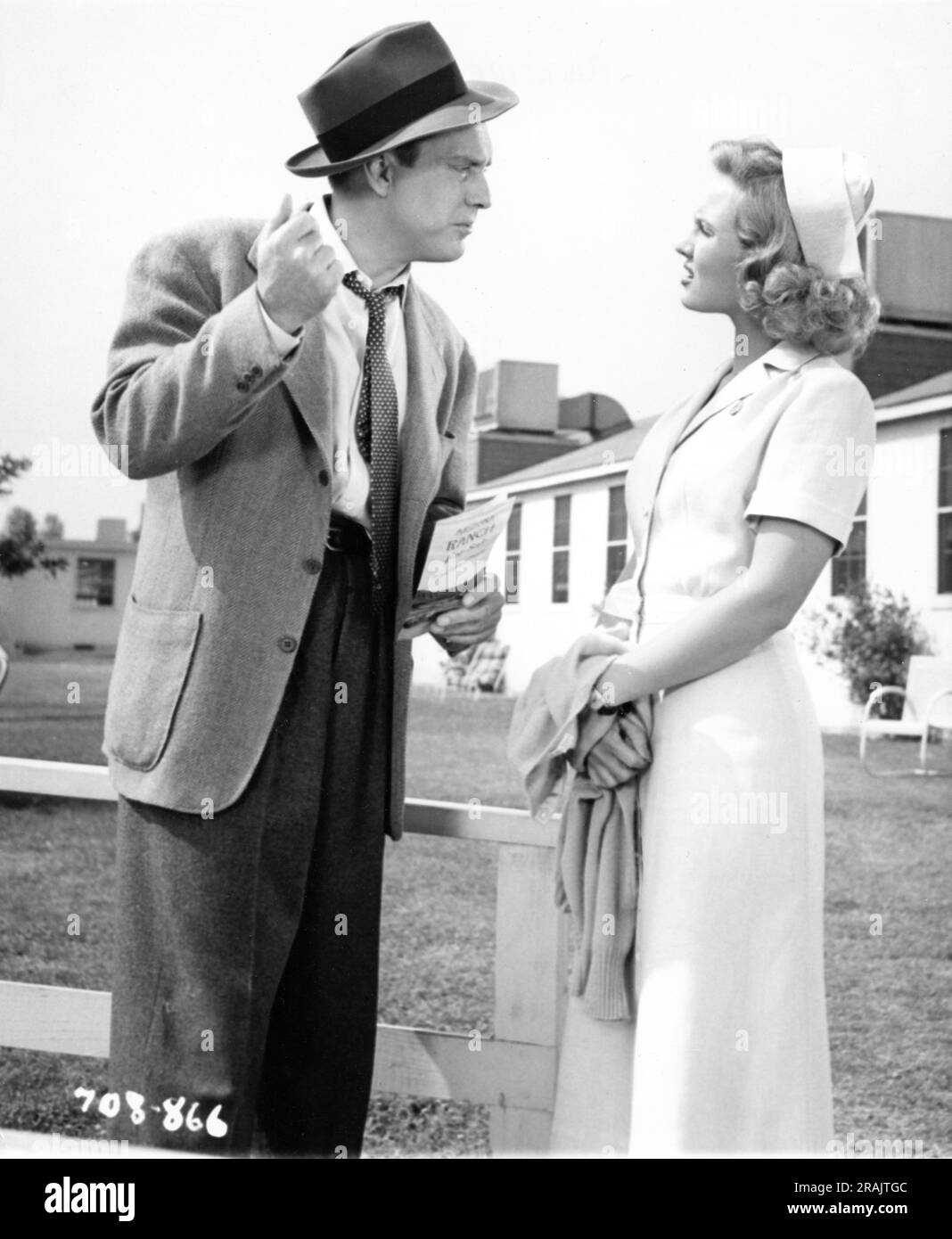 EDMUND O'BRIEN and VIRGINIA MAYO in BACKFIRE 1950 director VINCENT ...
