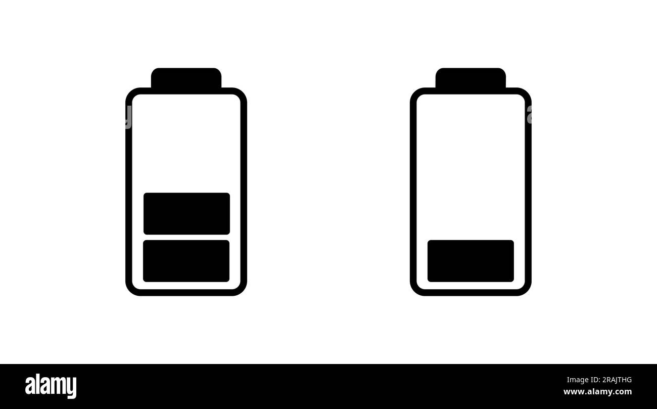 Battery icon vector. Battery charge indicator icon Stock Vector Image ...
