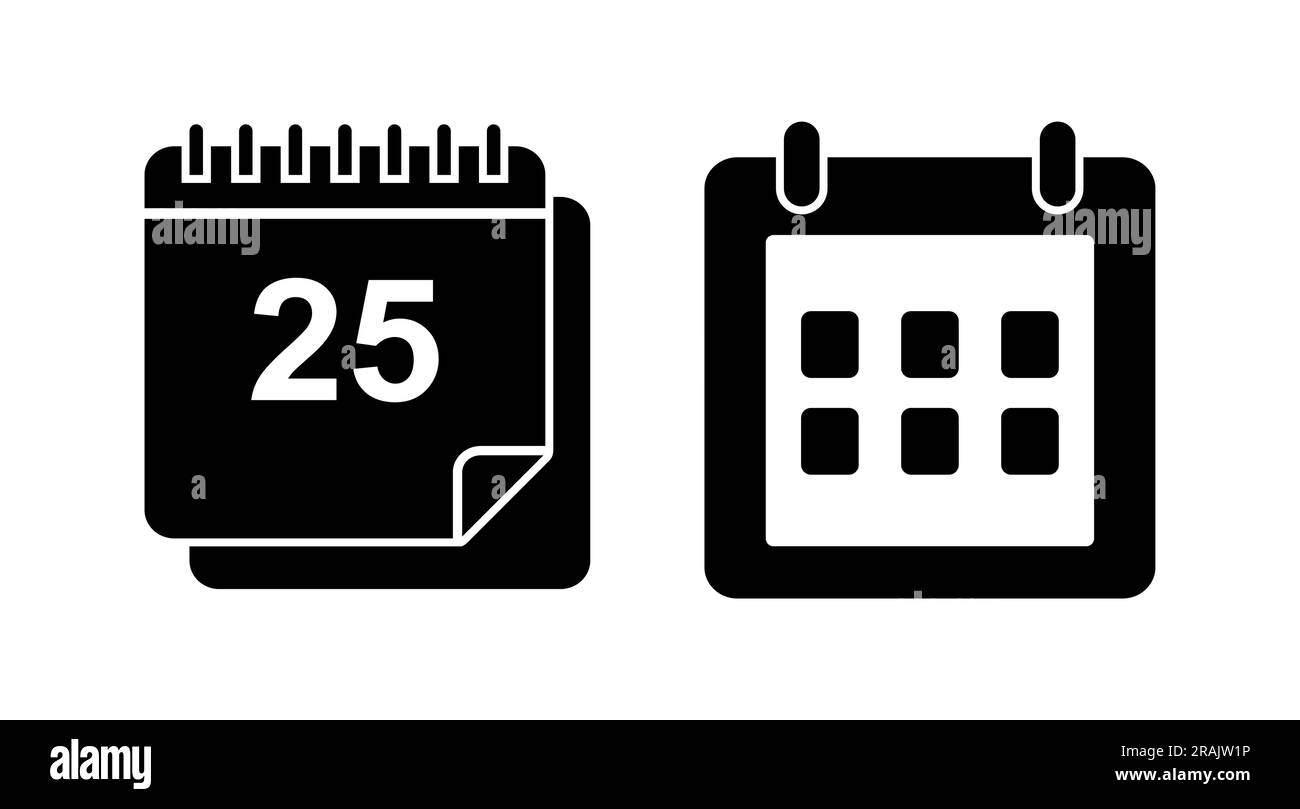 calendar icon vector. Calender symbol Stock Vector Image & Art - Alamy