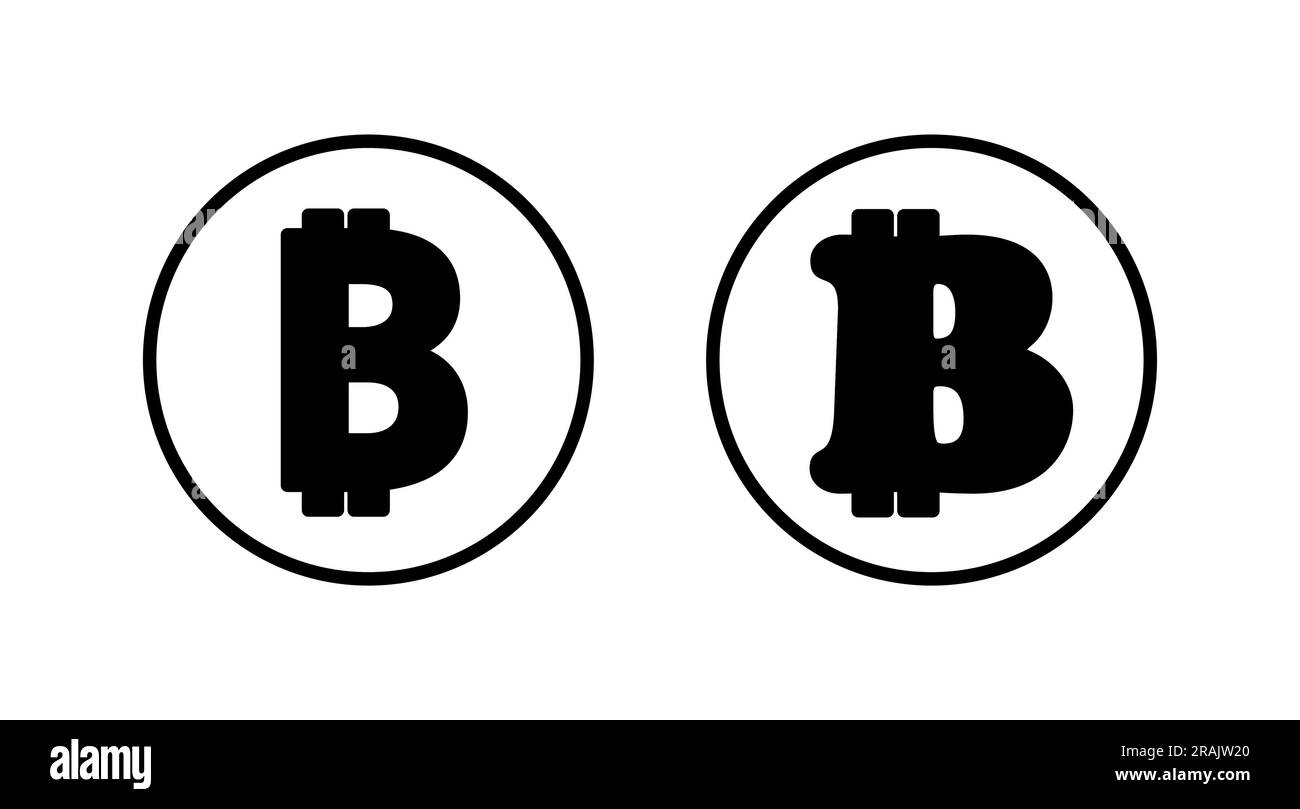 Bitcoin icon vector. payment symbol. Cryptocurrency logo Stock Vector ...