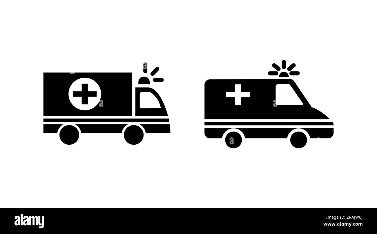 Ambulance icon vector. Ambulance car icon Stock Vector Image & Art - Alamy