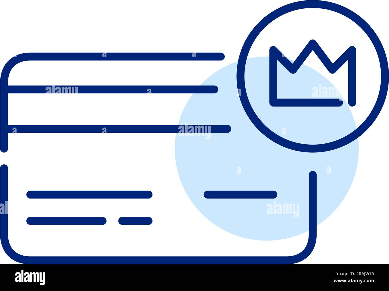 Loyalty program member card. Crown symbol for premium membership. Pixel ...