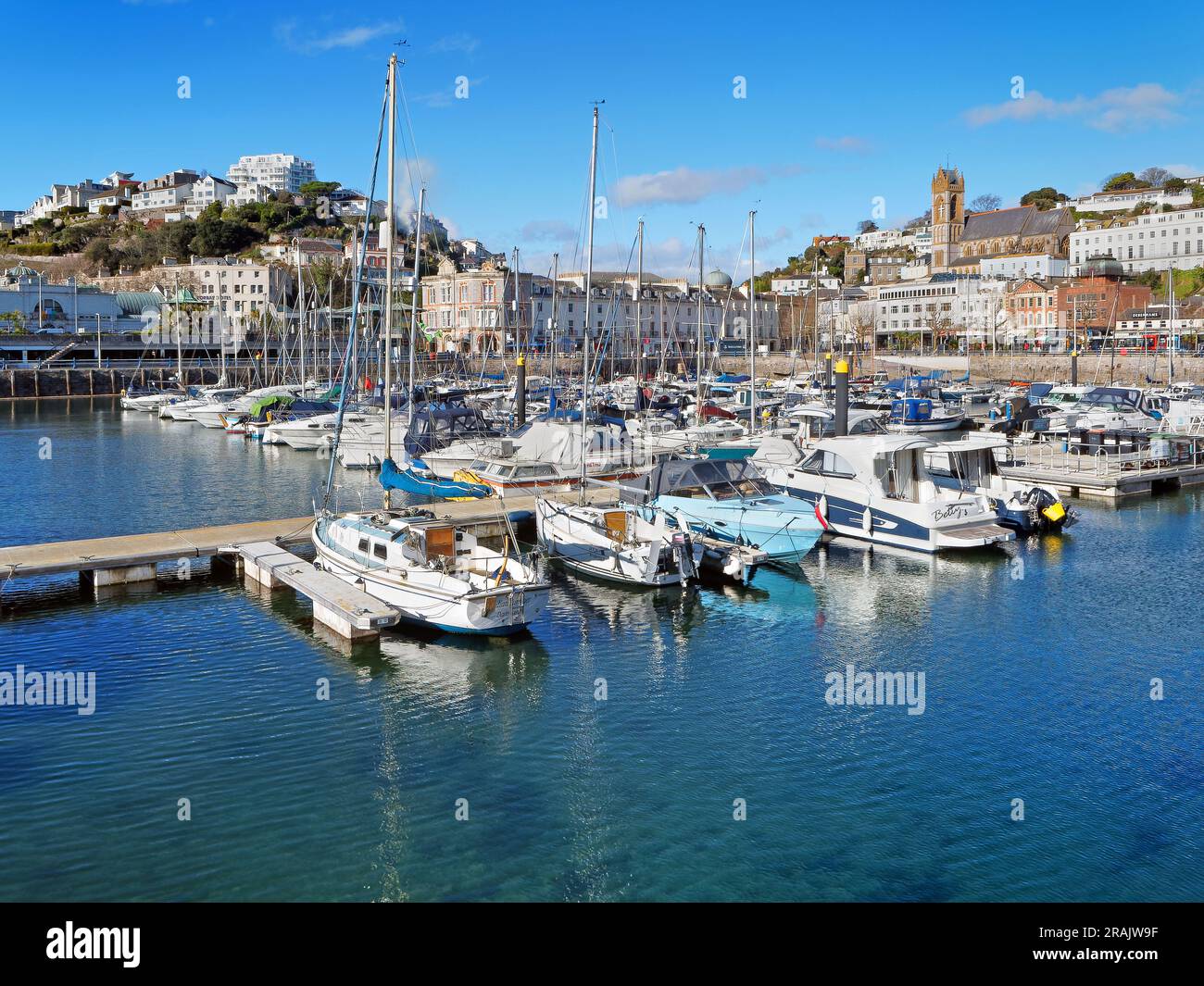 Torquay town centre and marina hi-res stock photography and images - Alamy