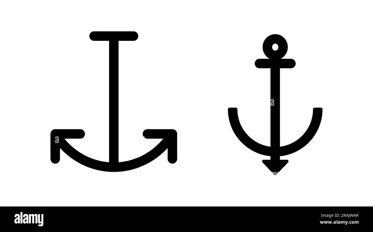Anchor icon vector. Anchor sign. marine symbol Stock Vector Image & Art ...