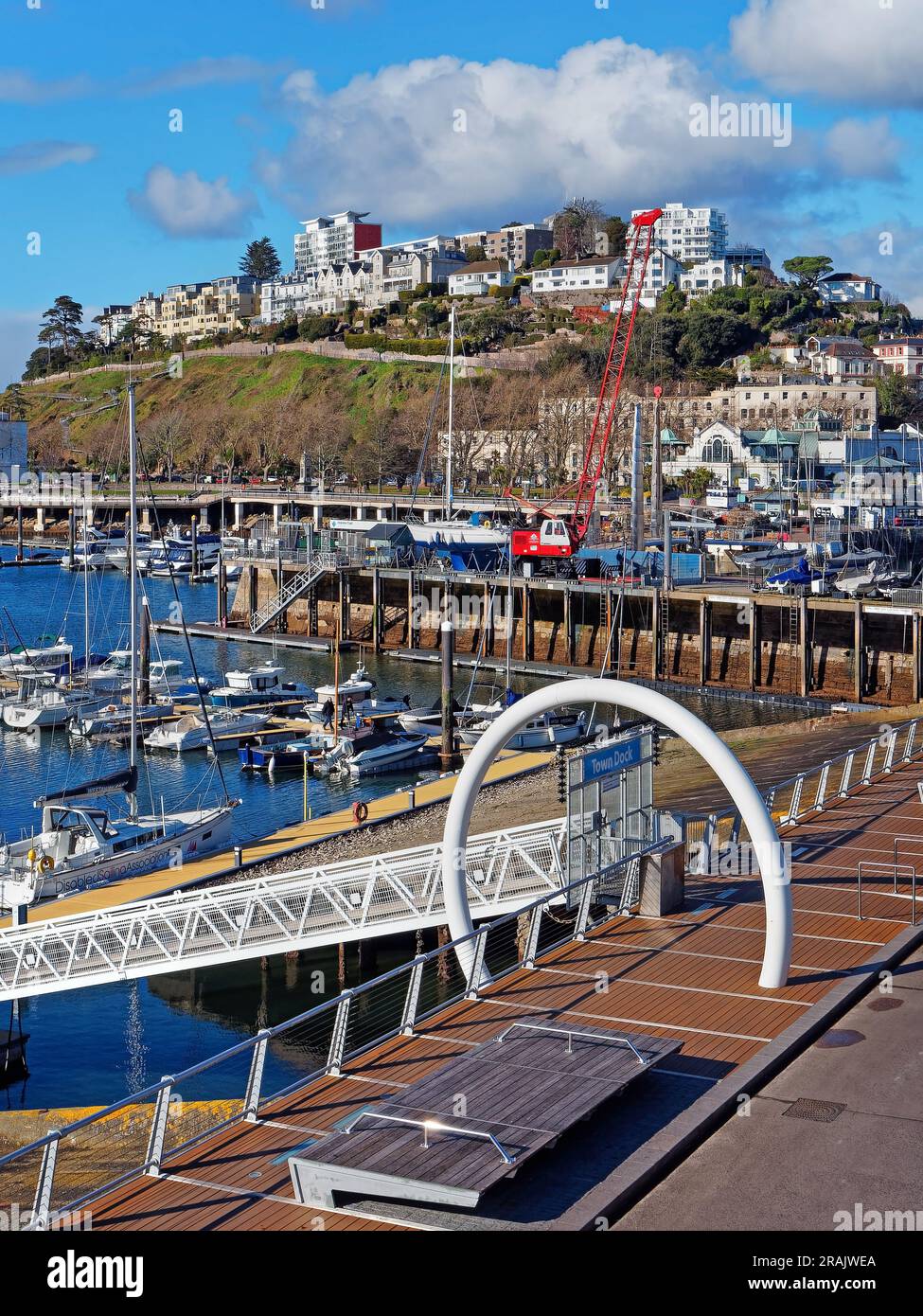 UK, Devon, Torquay Harbour from Beacon Quay Stock Photo - Alamy