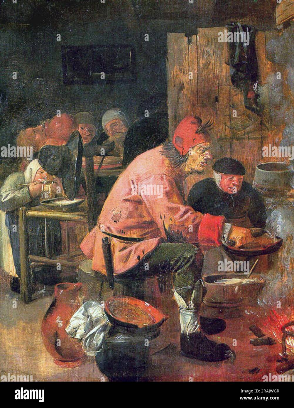 The Pancake Baker 1625 by Adriaen Brouwer Stock Photo - Alamy