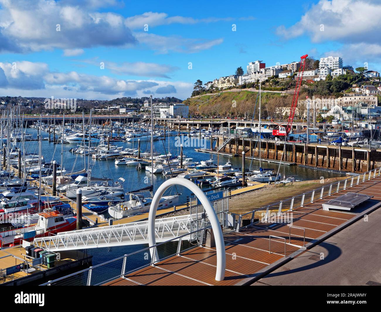 UK, Devon, Torquay Harbour from Beacon Quay Stock Photo - Alamy