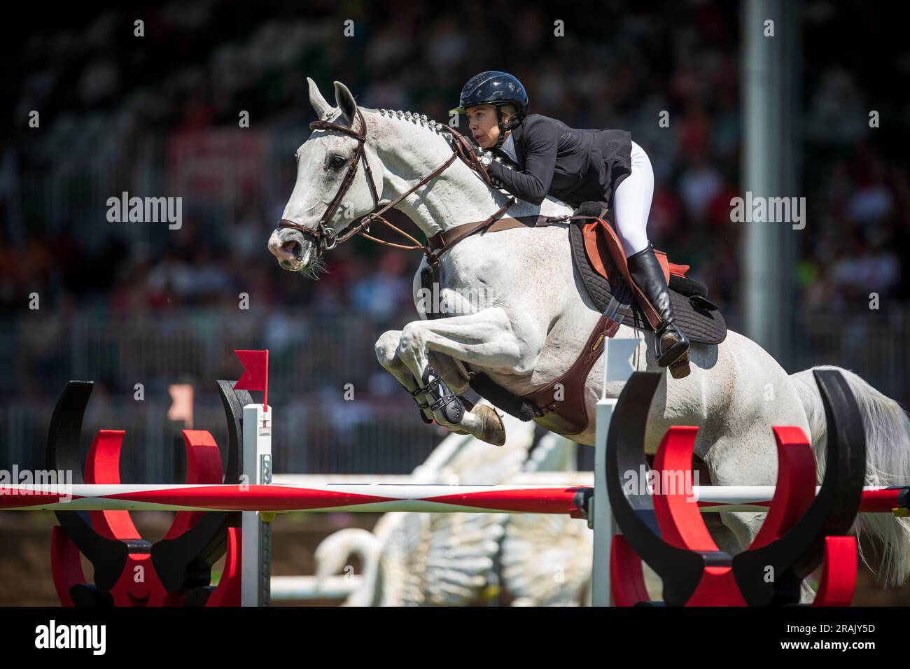 Hannah Selleck of the USA competes in the Rolex Pan American Grand Prix ...