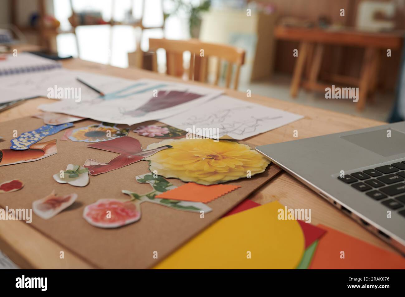 Art collage laptop in hi-res stock photography and images - Alamy