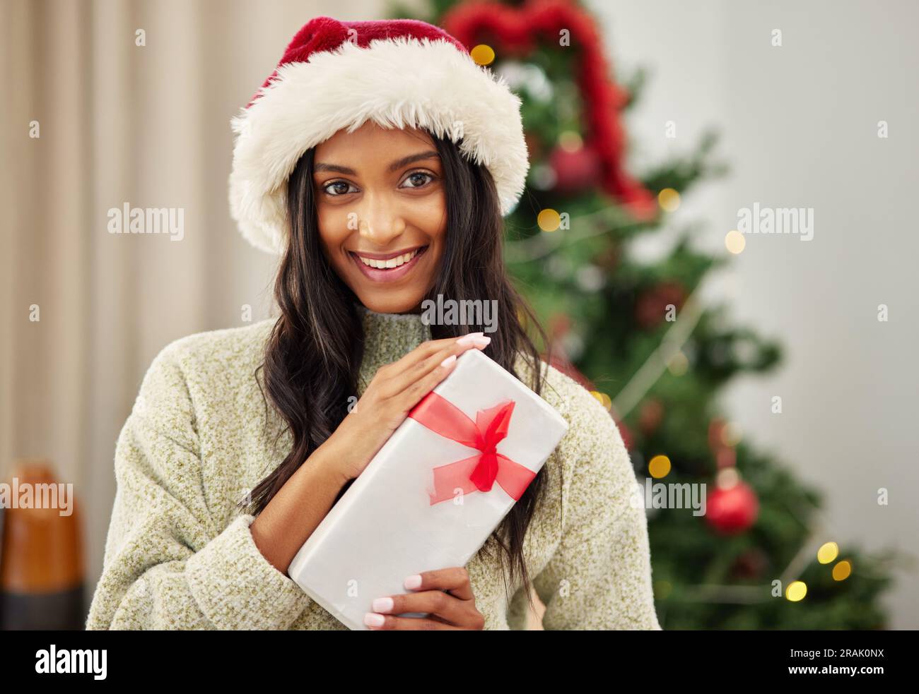 Person Wrapped As Present