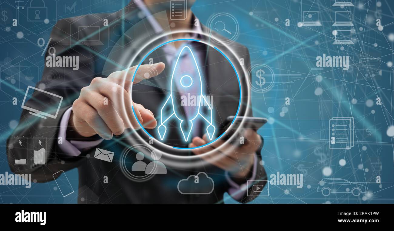 Skyrocket chart hi-res stock photography and images - Alamy