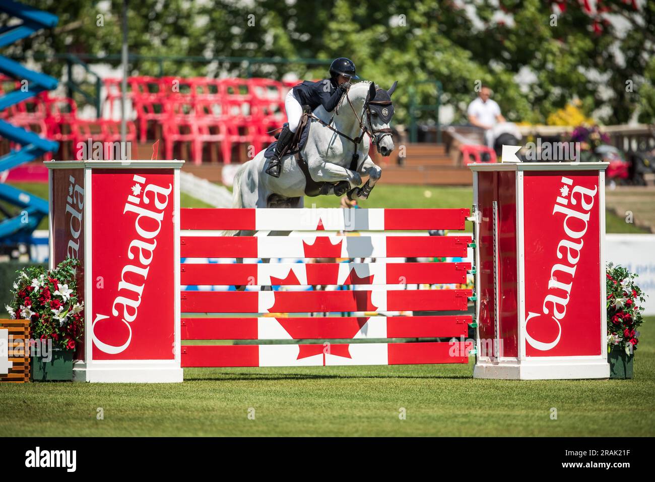 Mimi Gochman of the USA competes in the Rolex Pan American Grand Prix ...