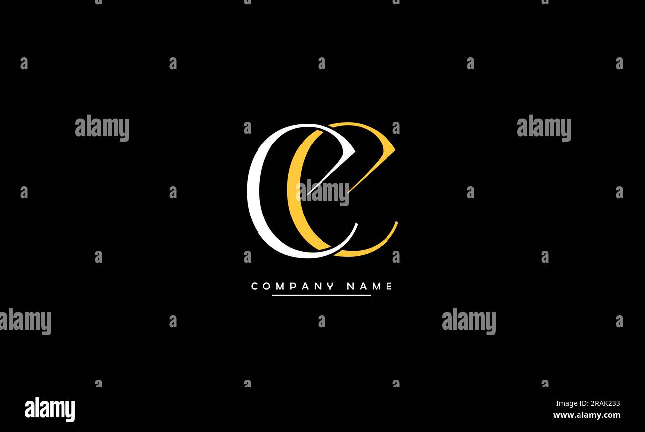 CC Abstract Letters Logo Monogram Stock Vector Image & Art - Alamy