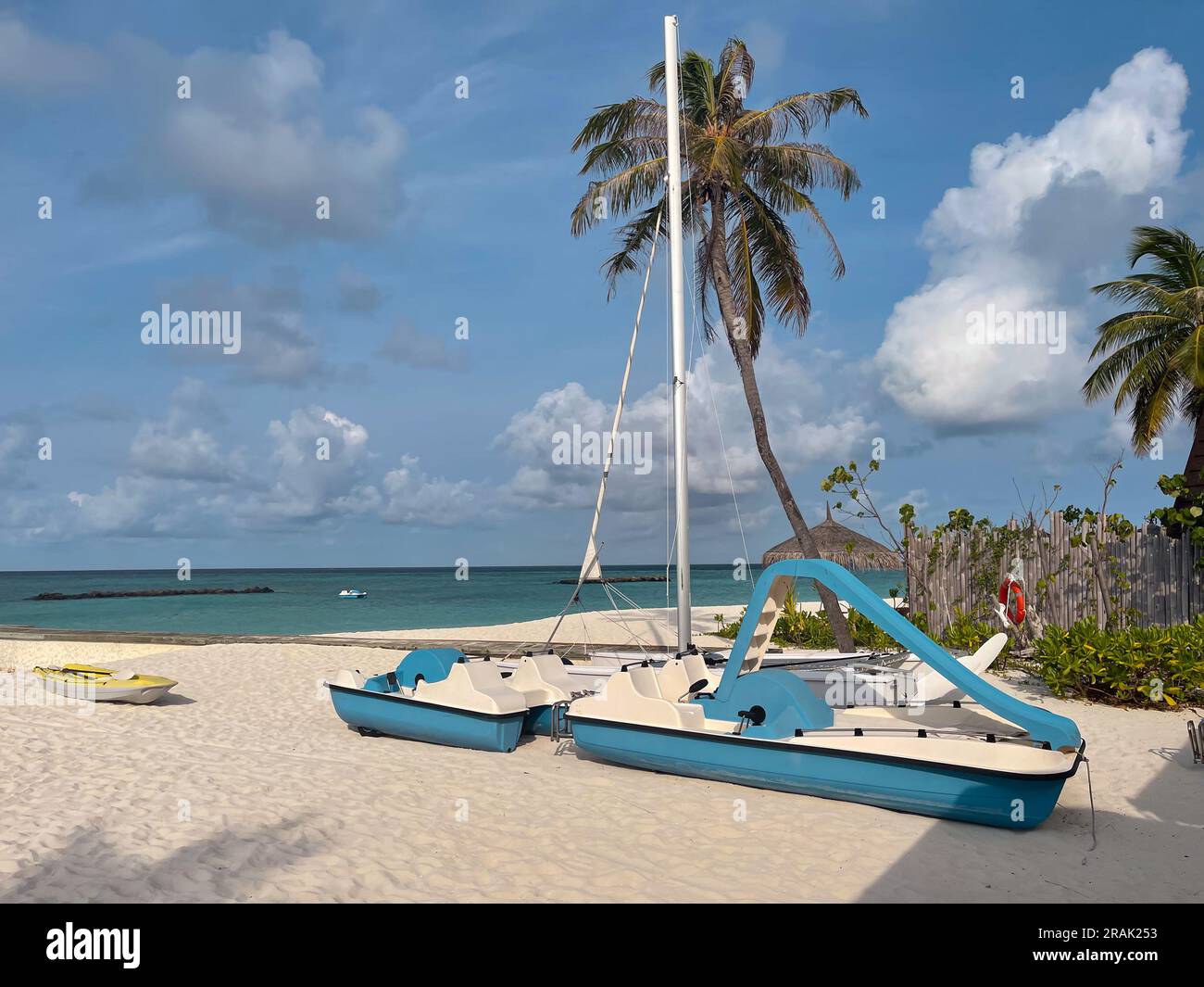 Watersports beach with boats hi-res stock photography and images - Alamy