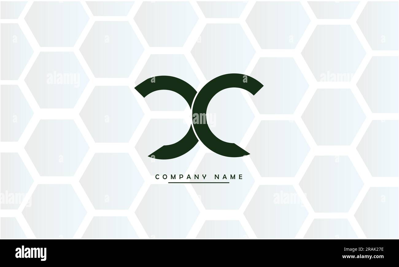 CC Abstract Letters Logo Monogram Stock Vector Image & Art - Alamy