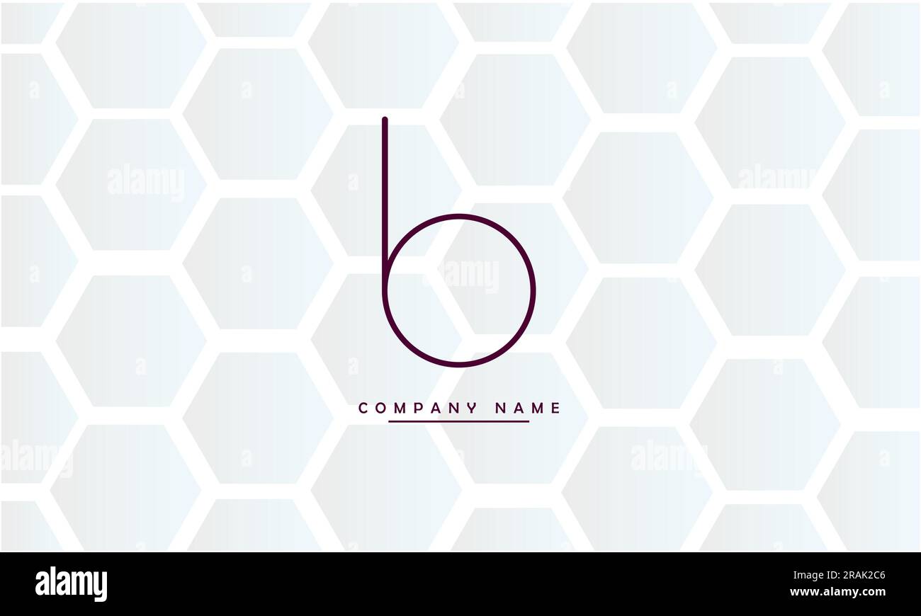Abstract b logo Cut Out Stock Images & Pictures - Alamy