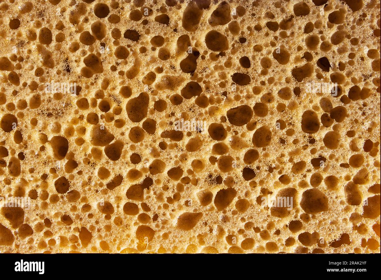 yellow texture with holes, there is a place for an inscription ...