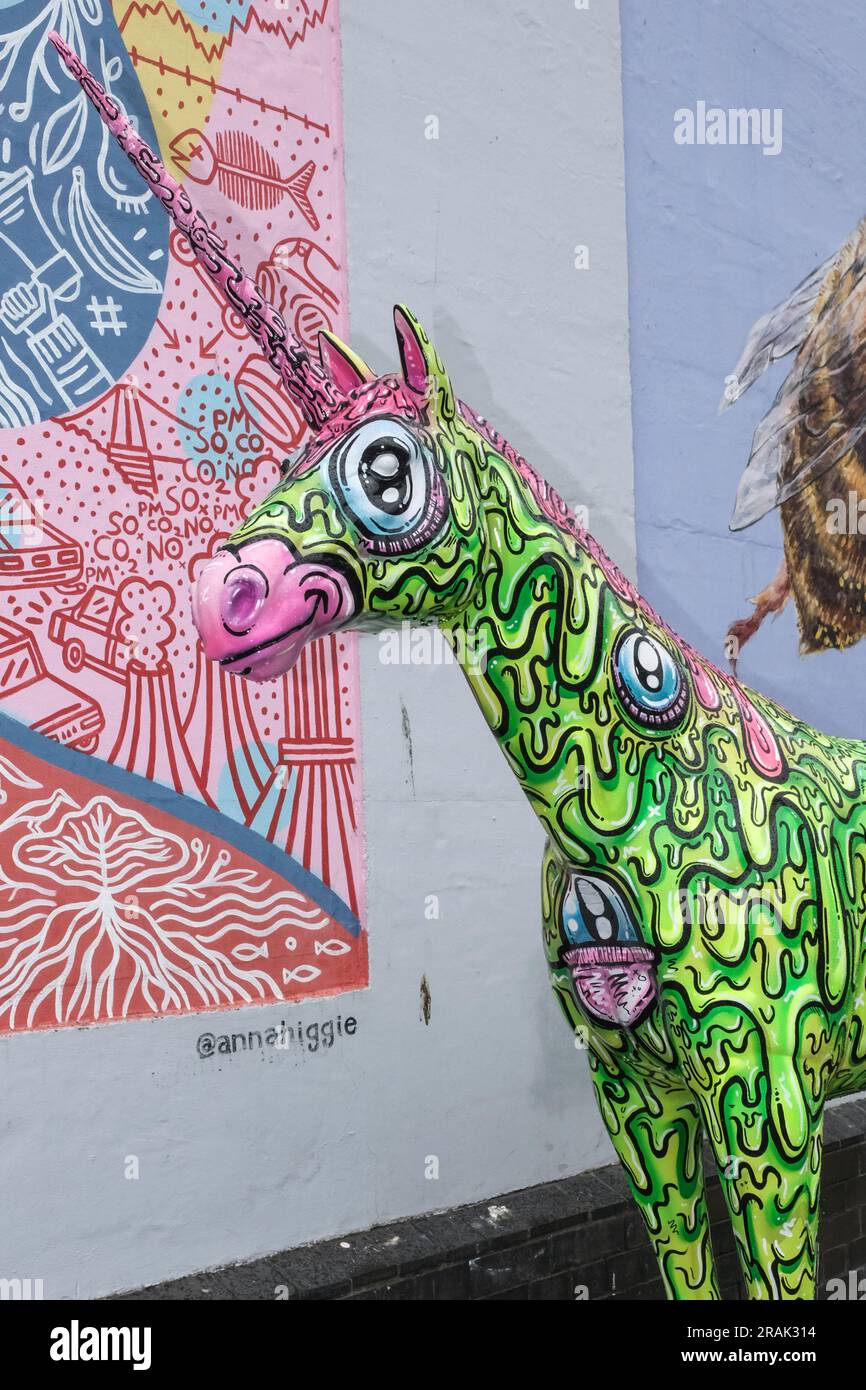 Bristol, UK. 4th July, 2023. Bristol's latest art trail features ...