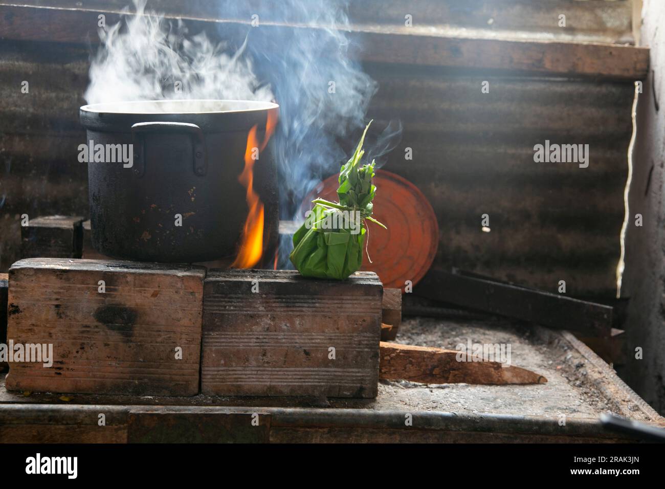 The patarashca consists of a dish with ingredients from the region ...