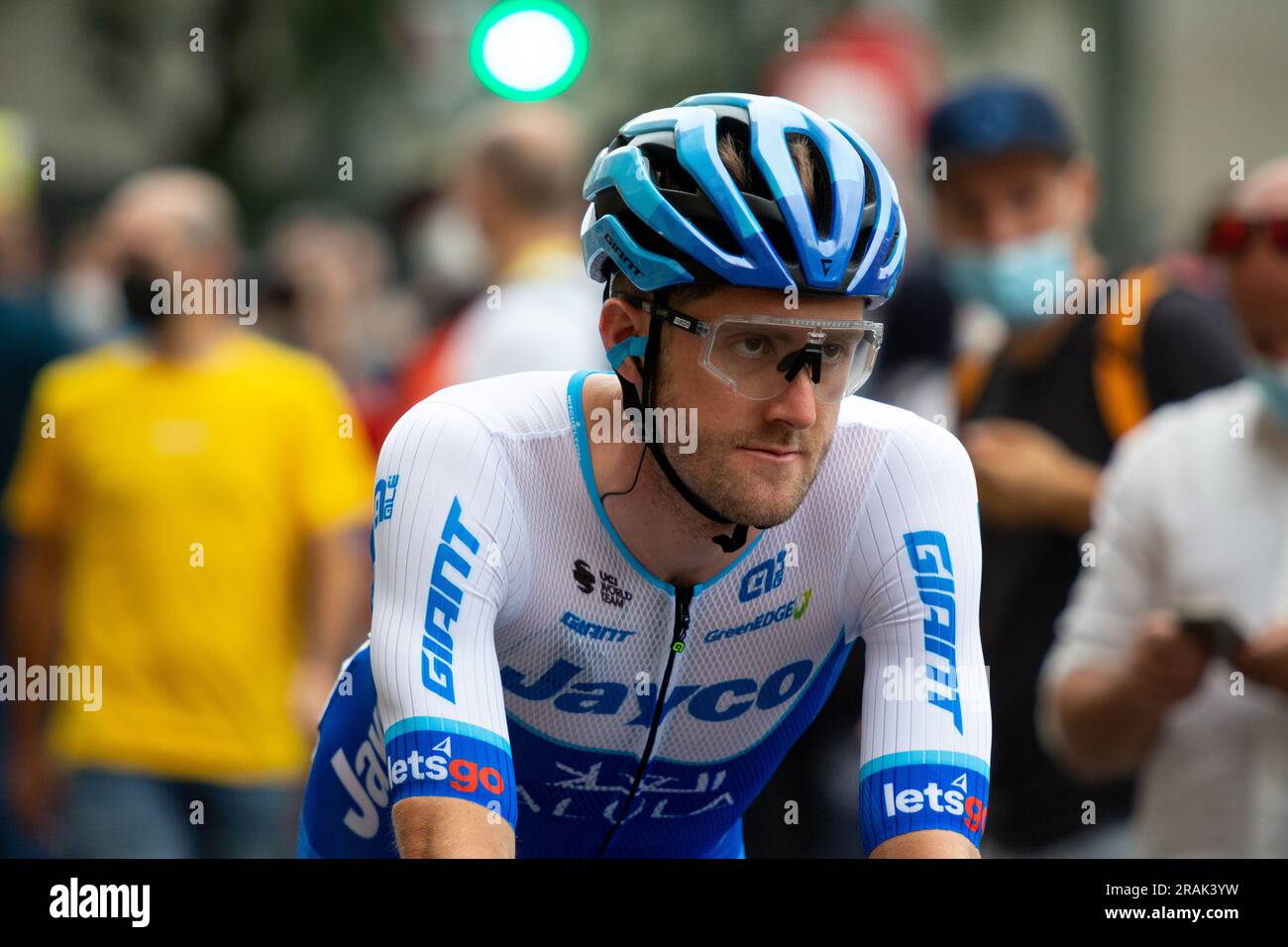 Bilbao, Spain - July 1, 2023: The cyclist LUKE DURBRIDGE, from the TEAM ...