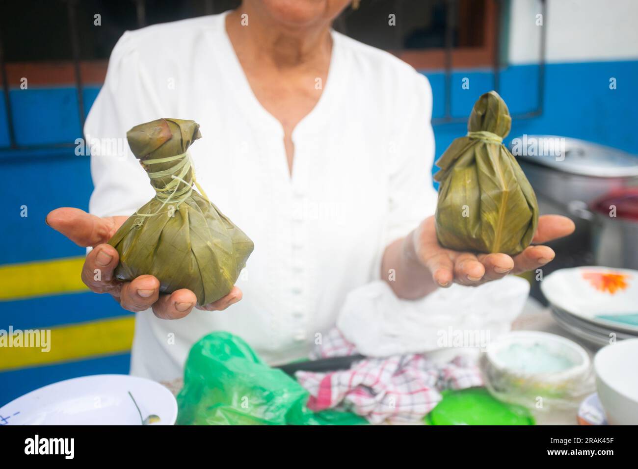 The Juane is a typical dish of the Peruvian jungle. Is made from rice ...