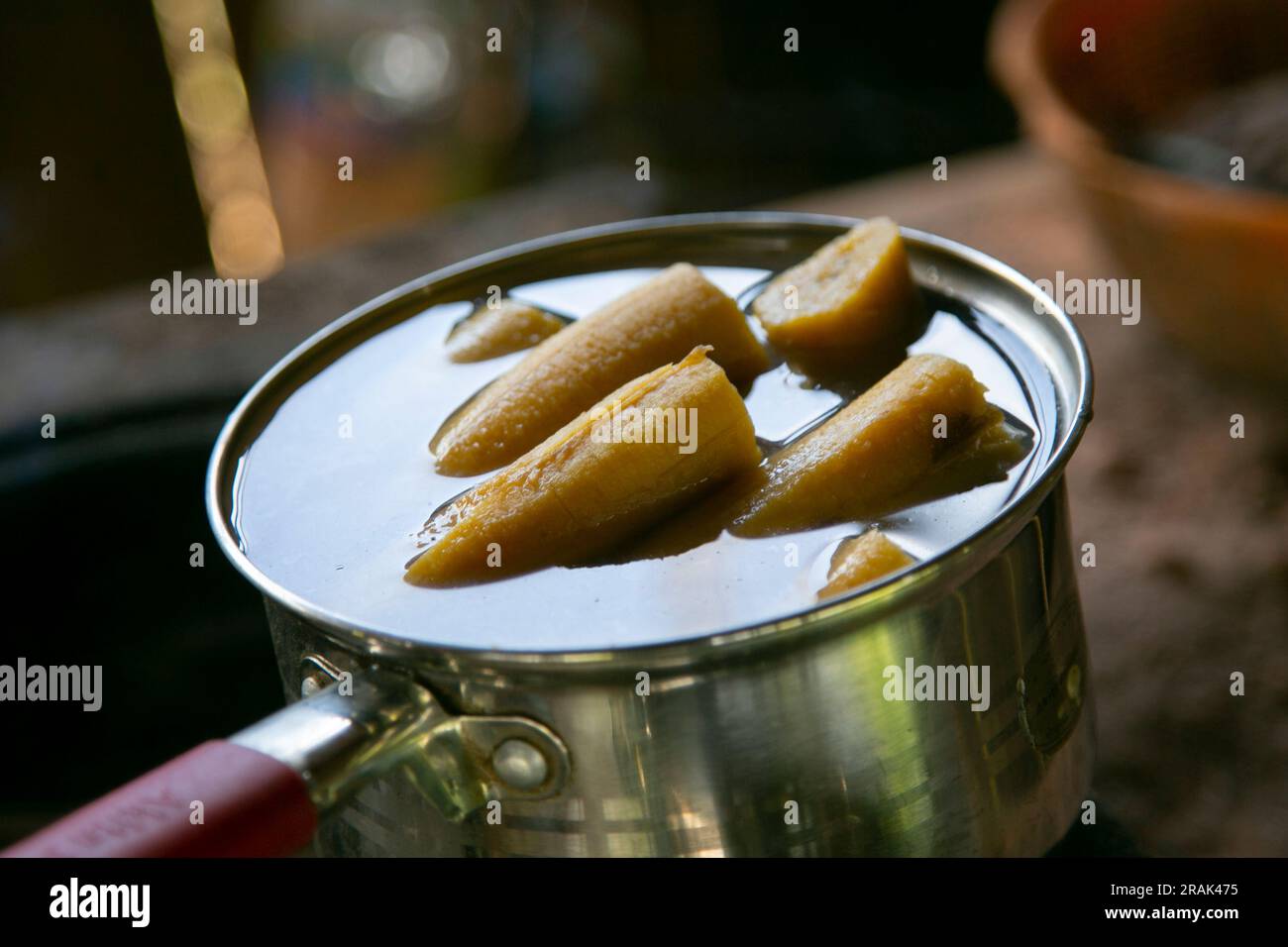 Banana leaf material hi-res stock photography and images - Alamy