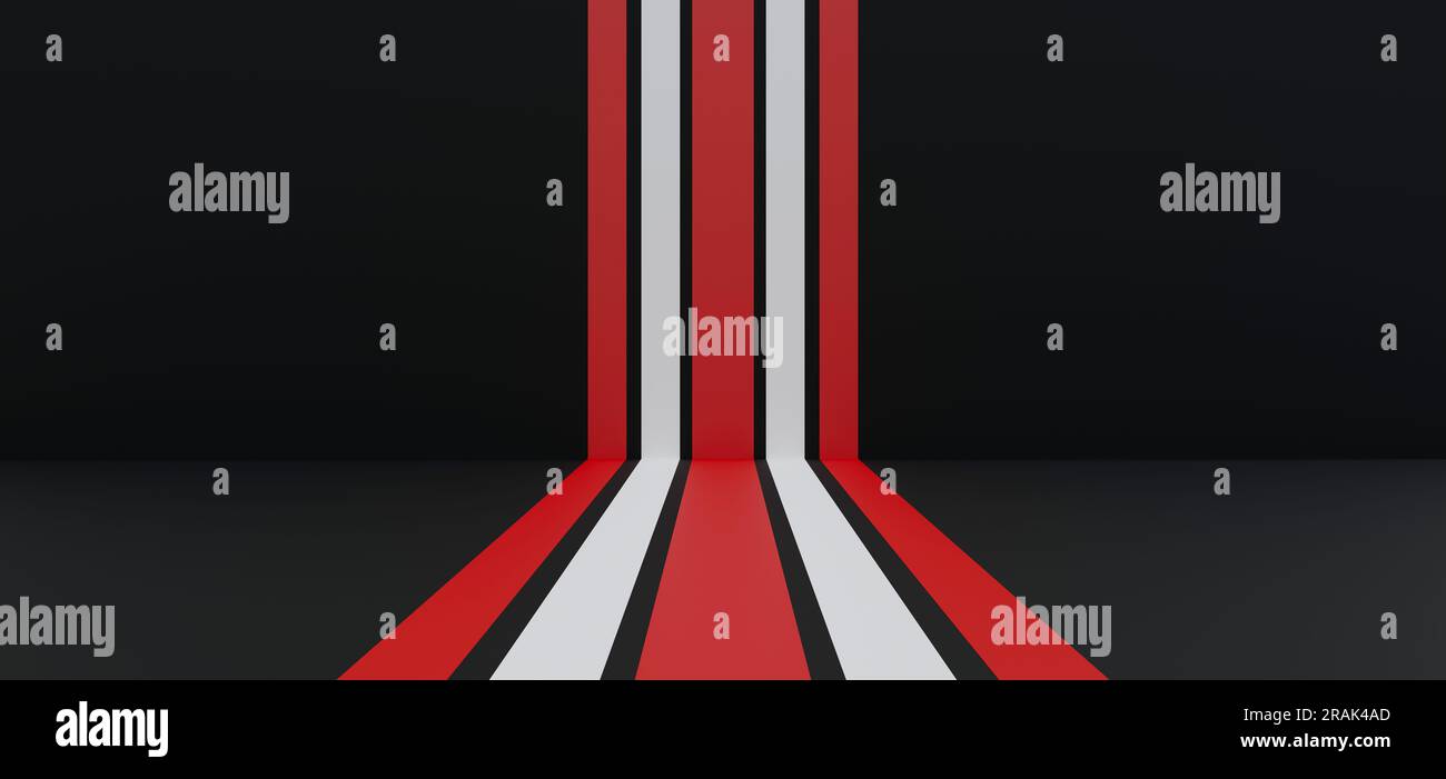 Explore this captivating abstract car racing illustration on a dark ...