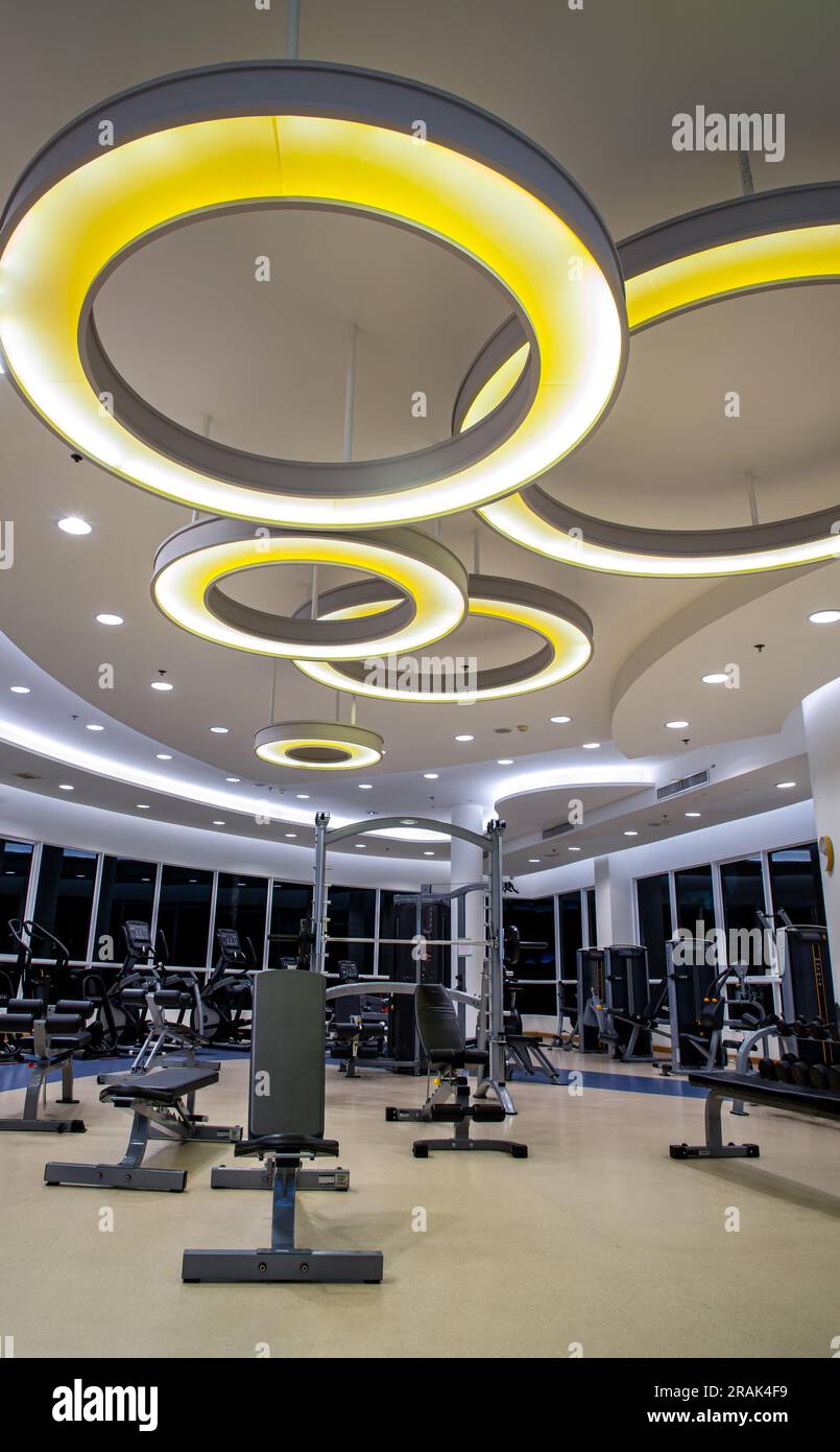 Bangkok, Thailand - Jul 25, 2023 - Modern interior of Gym room or ...