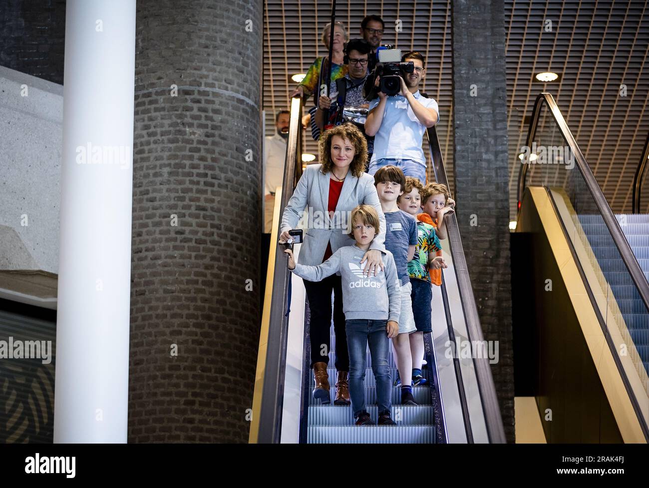 THE HAGUE - Netherlands, 04/07/2023, Parents from the benefits scandal ...