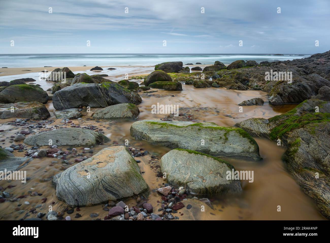Landscape view of Hogh Bay, Coll, Scotland, UK, May Stock Photo - Alamy