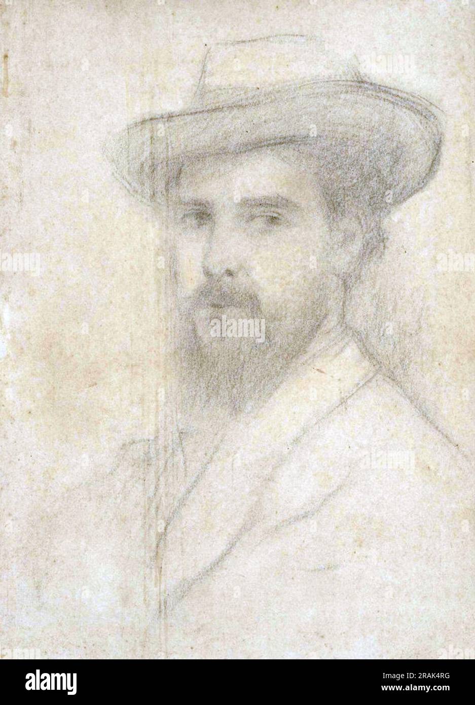 Self portrait by Joan Brull Stock Photo - Alamy