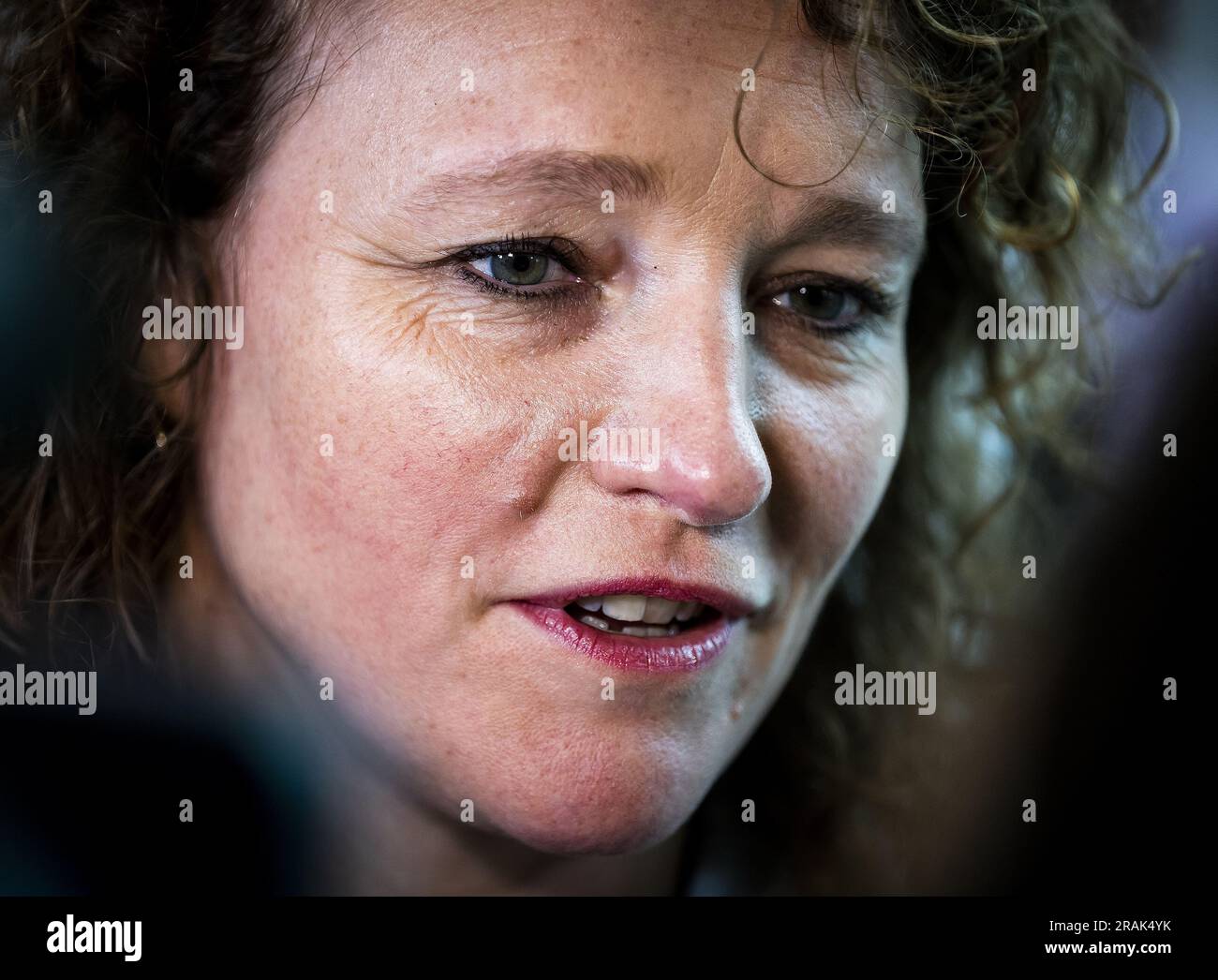 THE HAGUE - Netherlands, 04/07/2023, Renske Leijten says goodbye to the ...