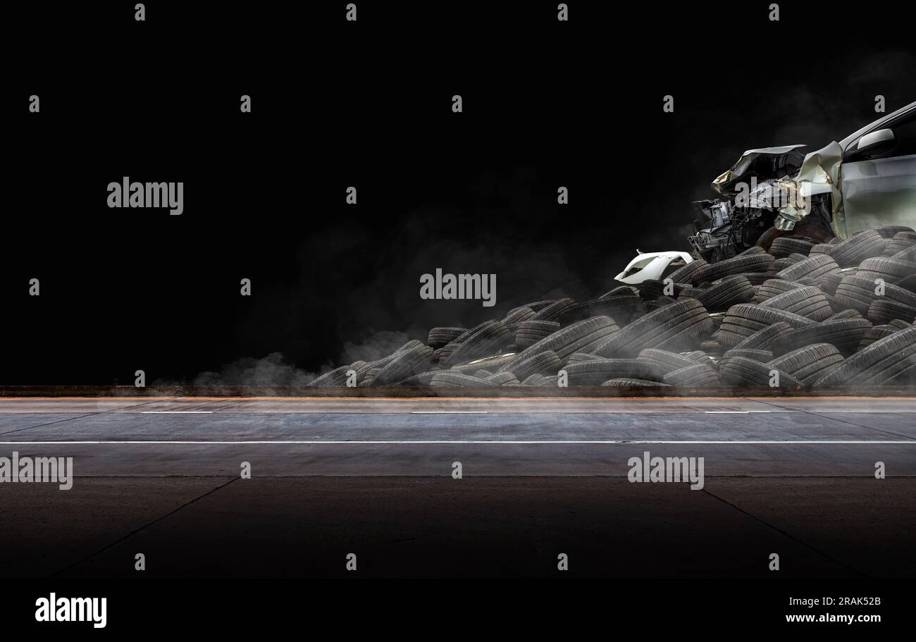 Explore this captivating abstract car racing illustration on a dark ...