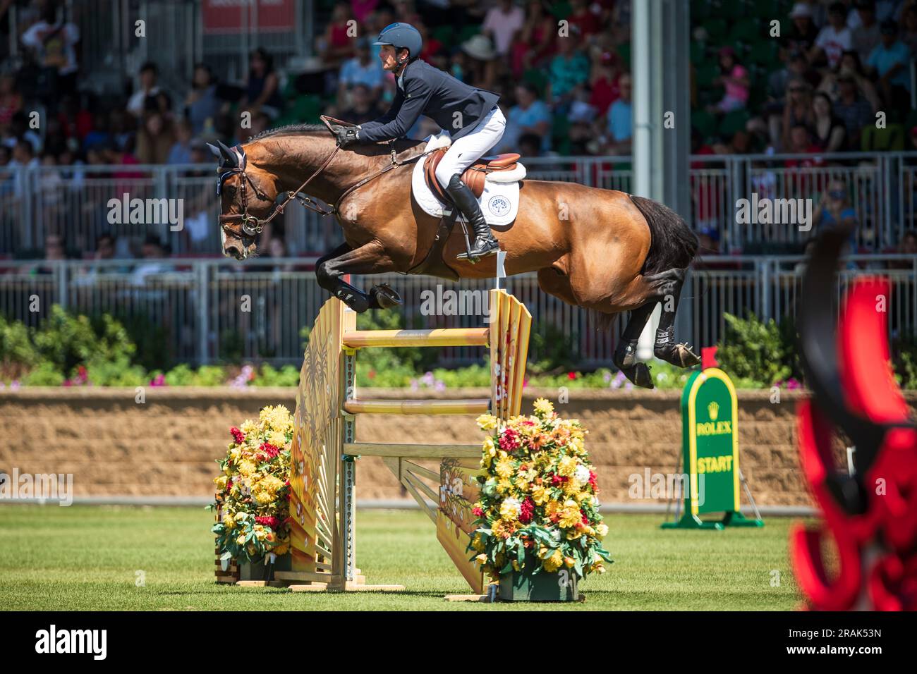 Matthew Sampson of Great Britain competes in the Rolex Pan American ...