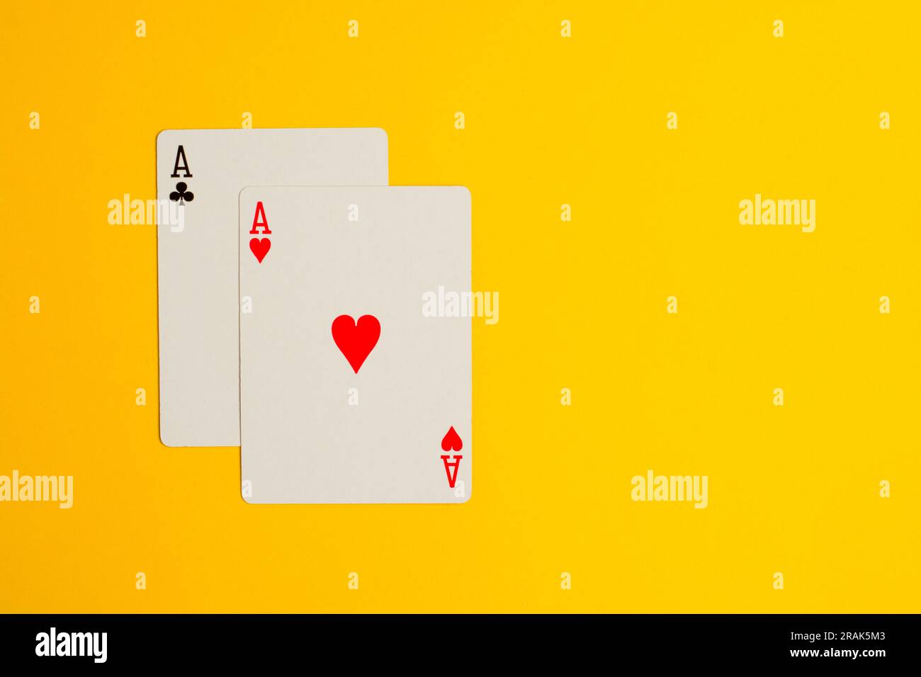 Playing cards spades yellow hi-res stock photography and images - Alamy
