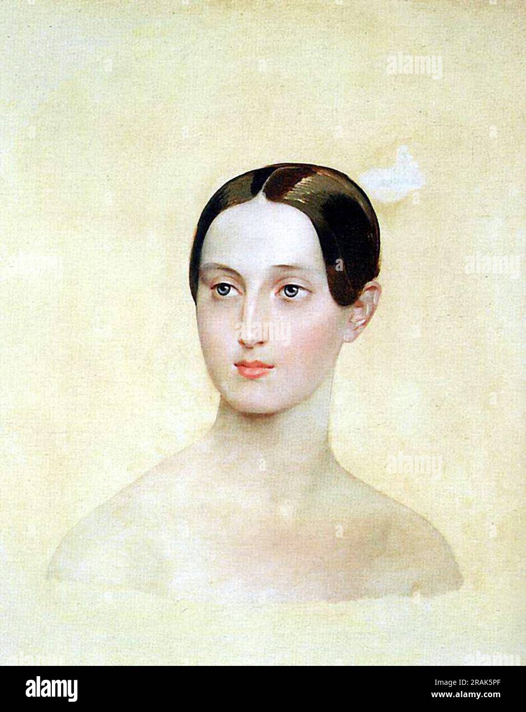 Portrait of Grand Duchess Maria Nikolaevna 1837 by Karl Bryullov Stock ...