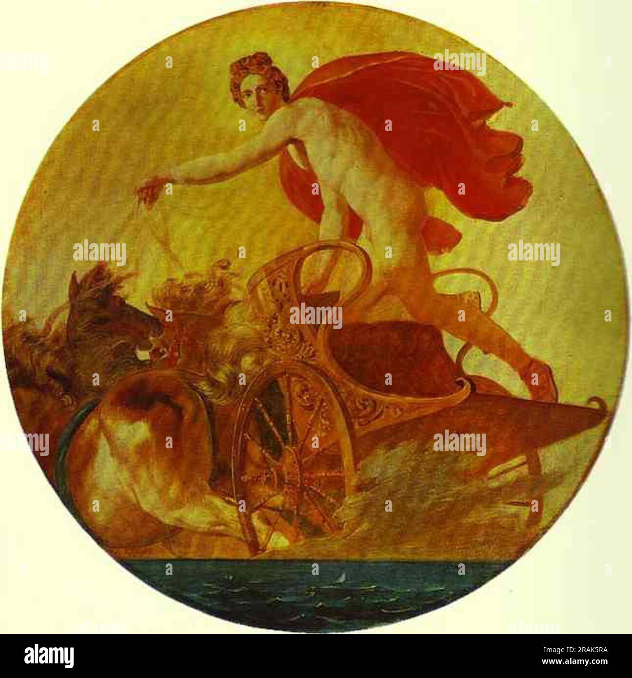 Pheb in His Chariot by Karl Bryullov Stock Photo - Alamy