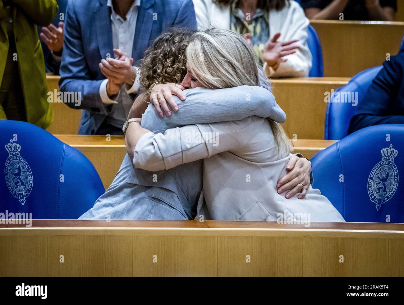 THE HAGUE - Netherlands, 04/07/2023, Renske Leijten says goodbye to ...