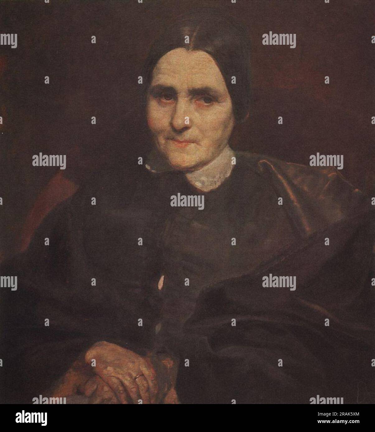 Portrait of Catherine Tittoni 1852 by Karl Bryullov Stock Photo - Alamy