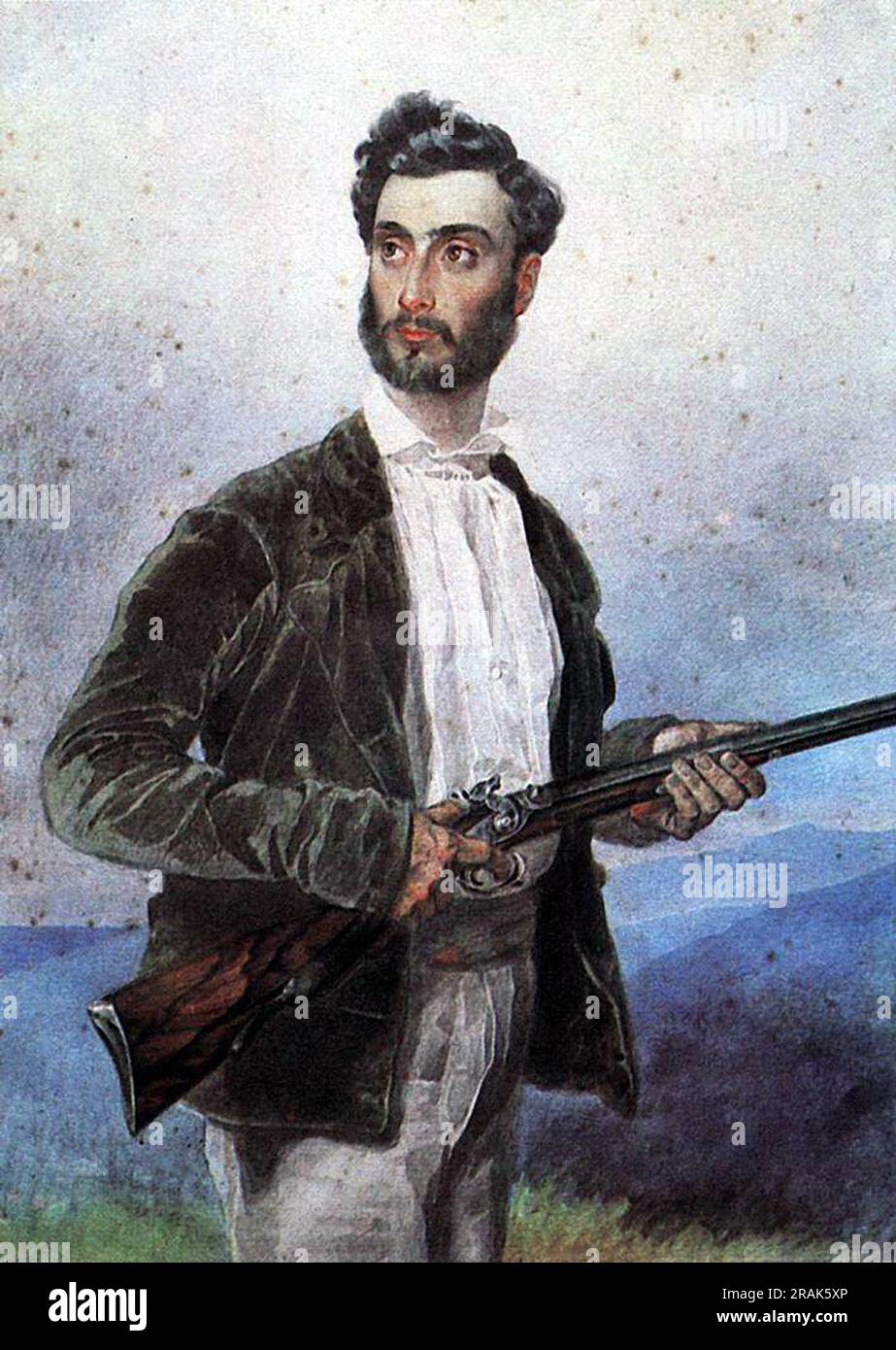 Portrait of Antonio Tittoni 1852 by Karl Bryullov Stock Photo - Alamy