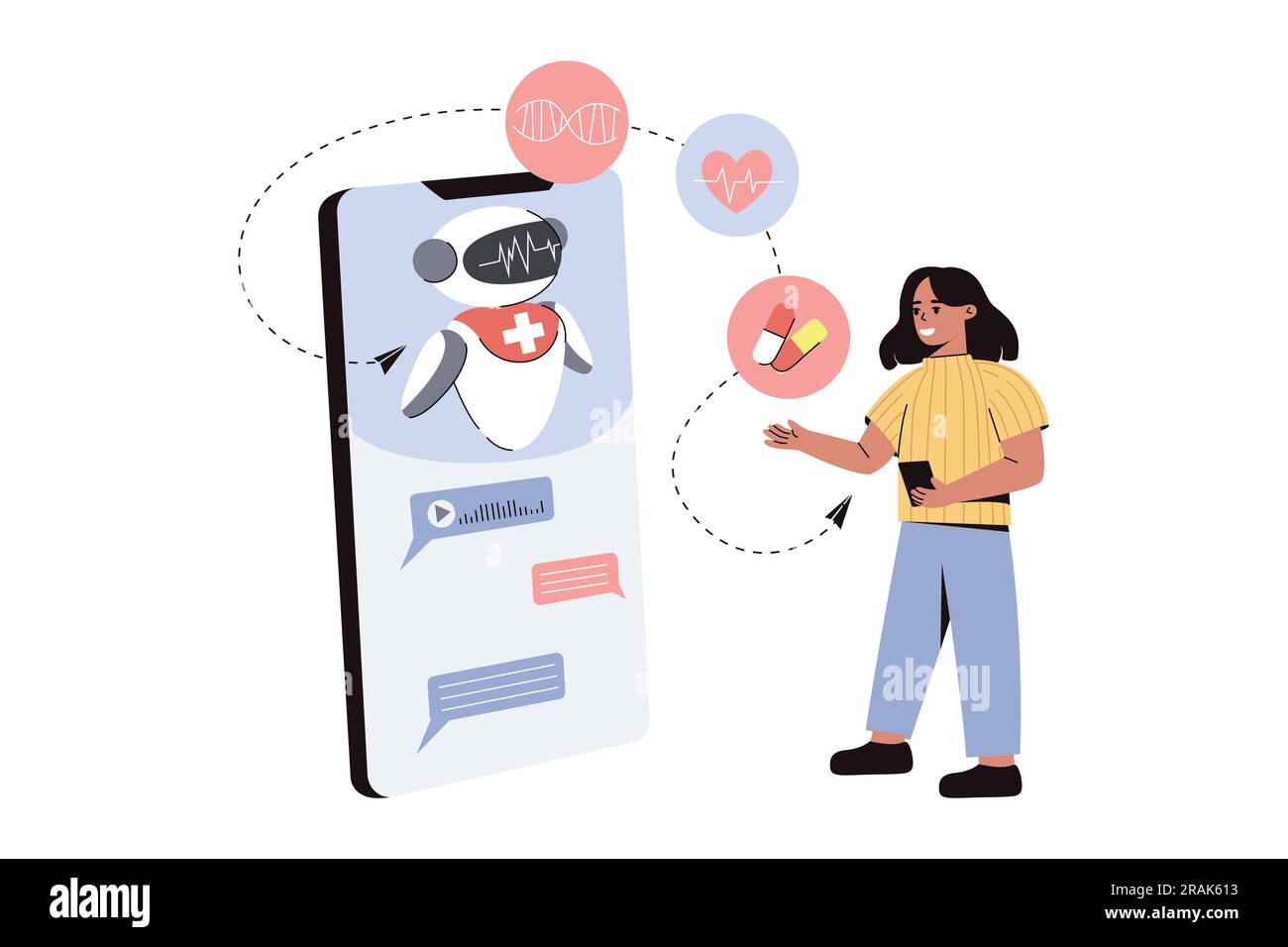 Ai chatbot health hi-res stock photography and images - Alamy