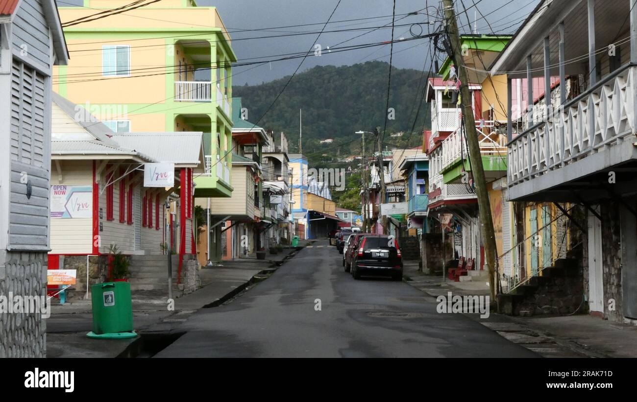 Roseau dominica houses hi-res stock photography and images - Alamy