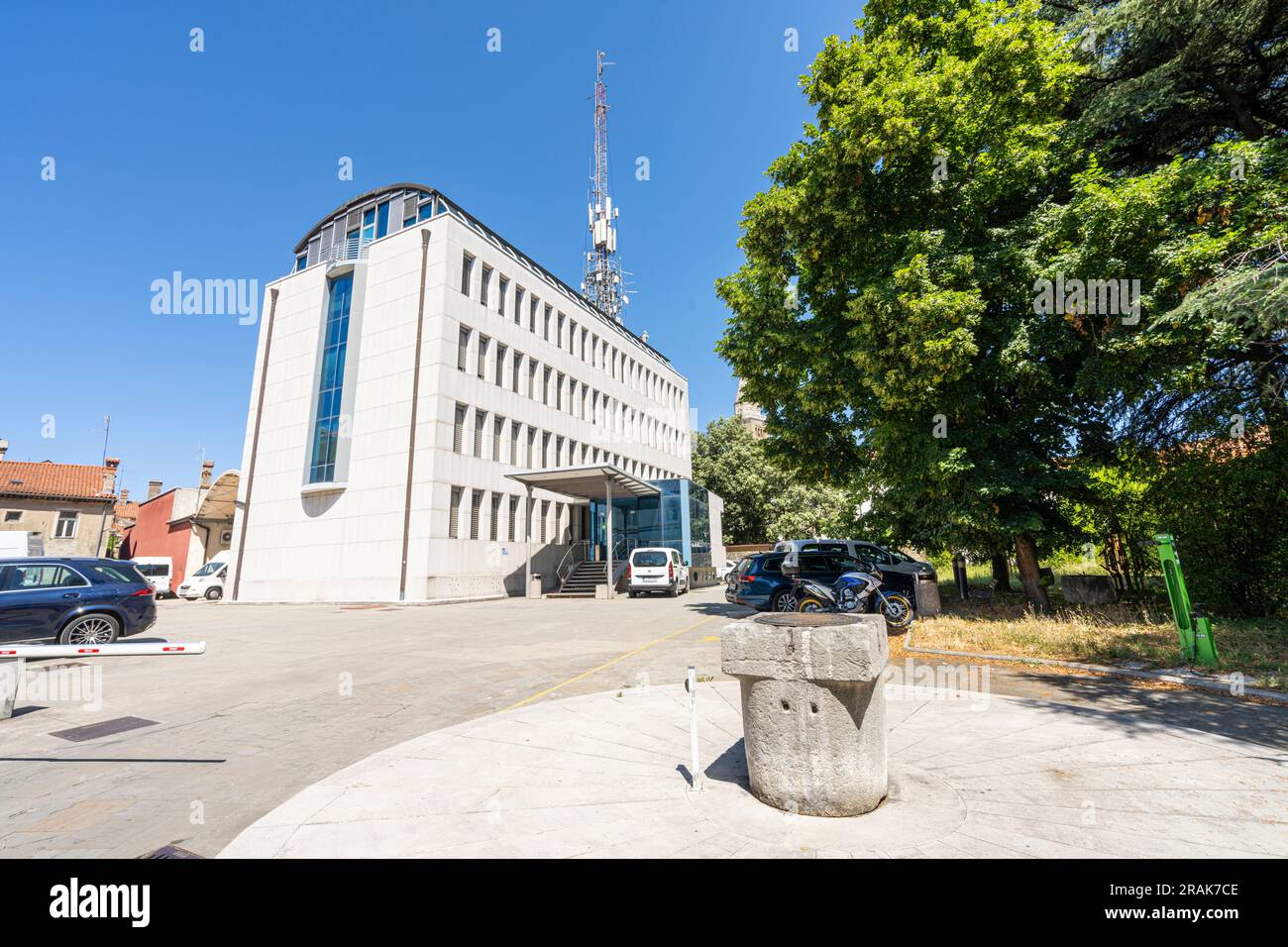 Koper, Slovenia. July 2, 2023. External view of the headquarters of the ...