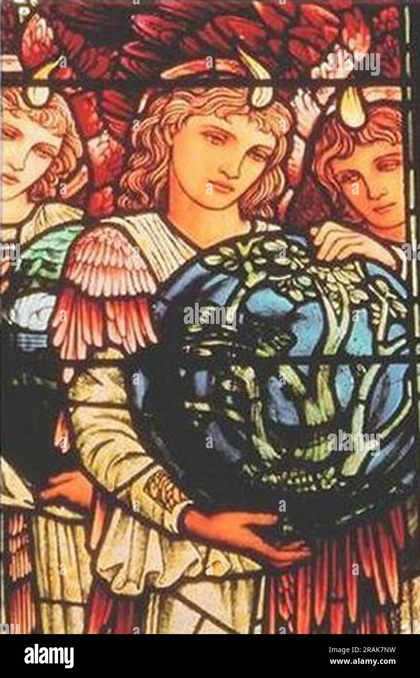 Angels of Creation by Edward Burne-Jones Stock Photo - Alamy