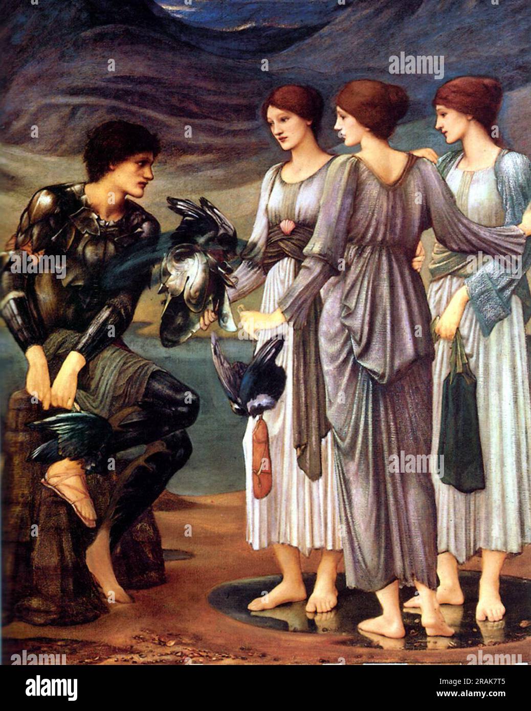 The Arming of Perseus 1885 by Edward Burne-Jones Stock Photo - Alamy