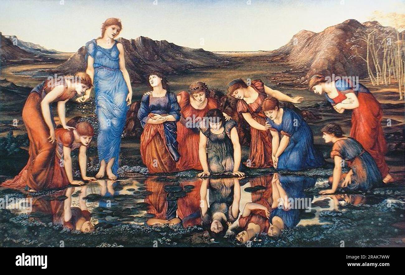 The Mirror of Venus 1875 by Edward Burne-Jones Stock Photo - Alamy