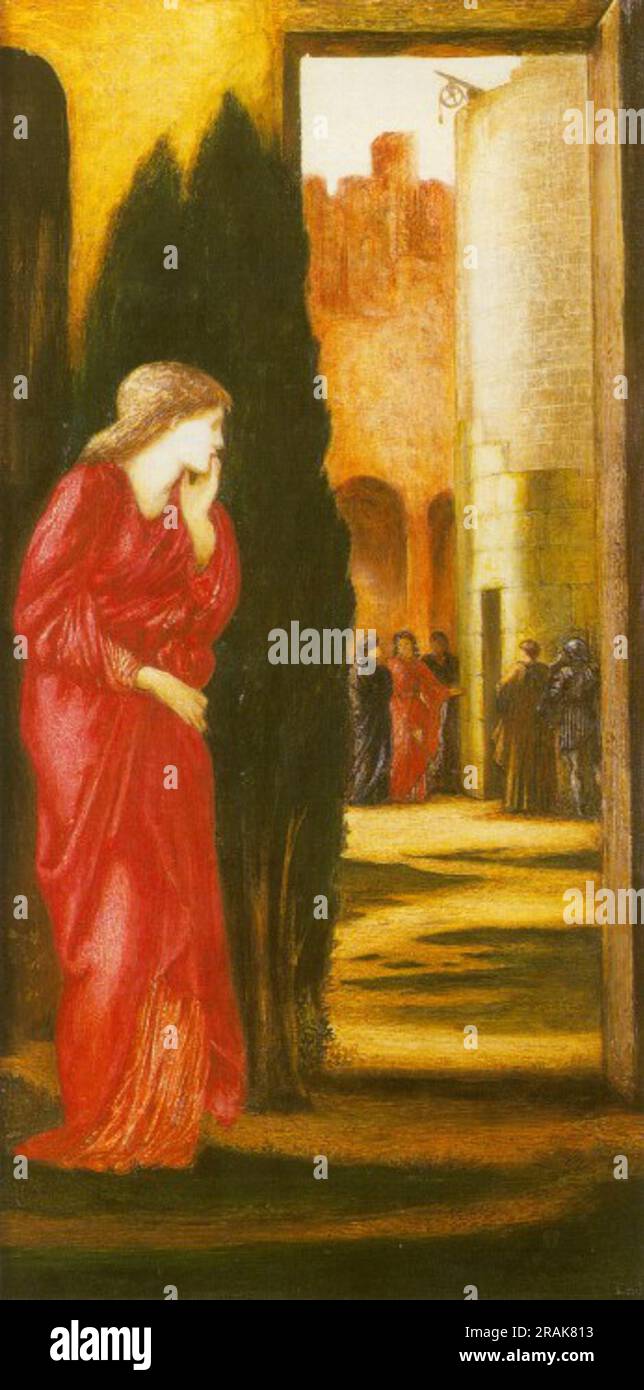 Danae and the Brazen Tower 1888 by Edward Burne-Jones Stock Photo - Alamy