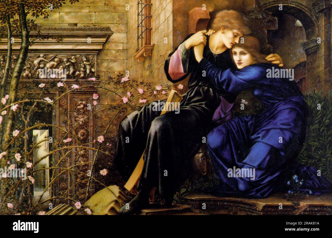 Love Among the Ruins 1894 by Edward Burne-Jones Stock Photo - Alamy