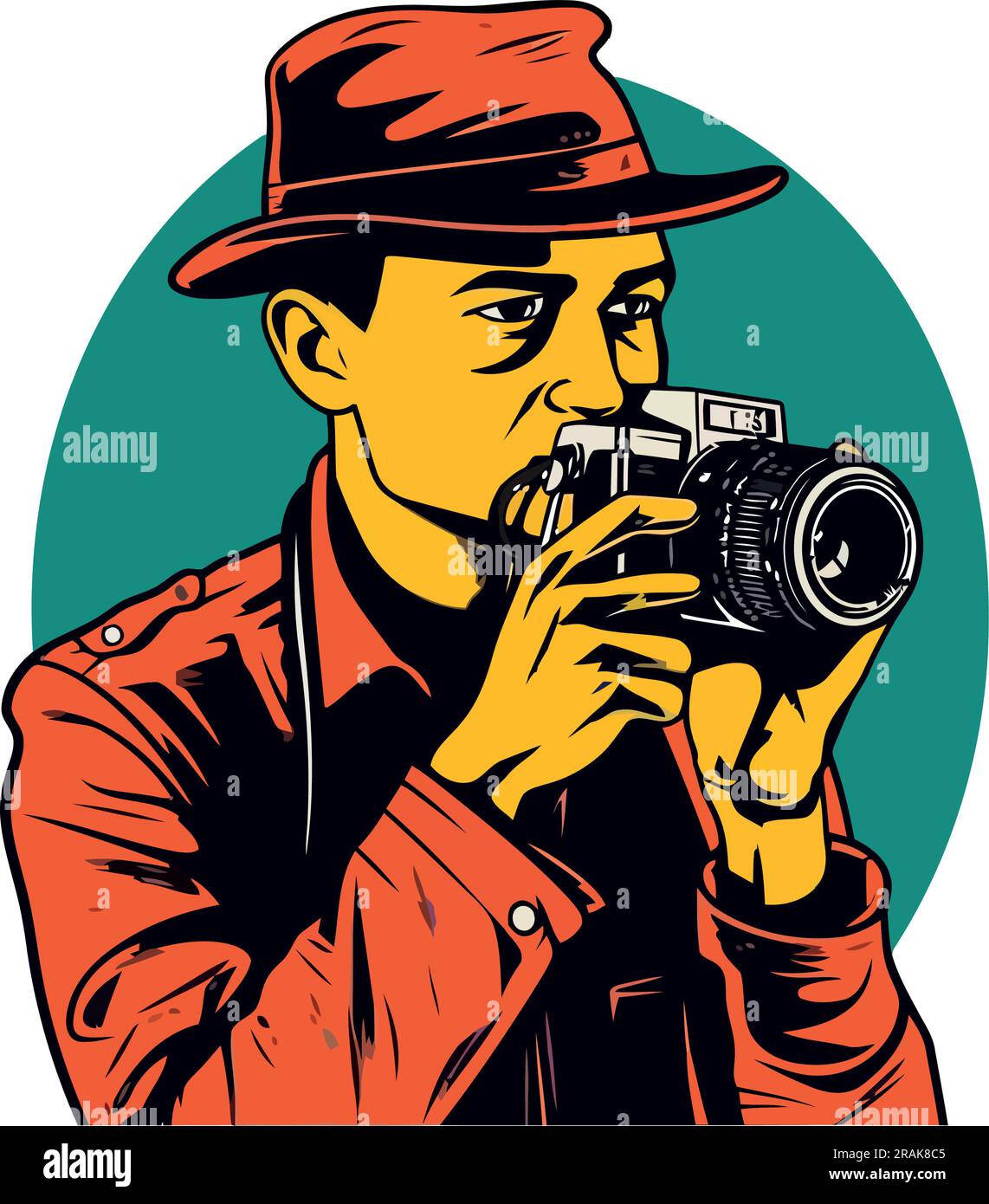 Man cap old fashioned Stock Vector Images - Alamy